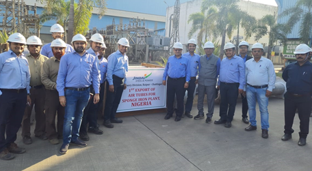 JSP Exports First-Time “Air Injection Tube” for DRI Plant in Nigeria ...